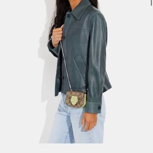 Coach | Bags | Coach Morgan Card Case On A Chain In Signature Canvas ...